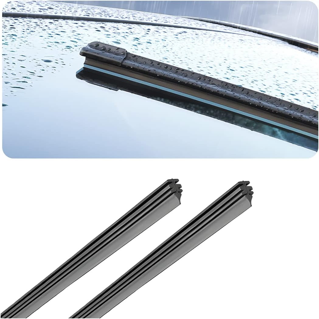 Waqn Car Windshield Wiper Blade Strips, DIY Adjustable Car Windscreen ...