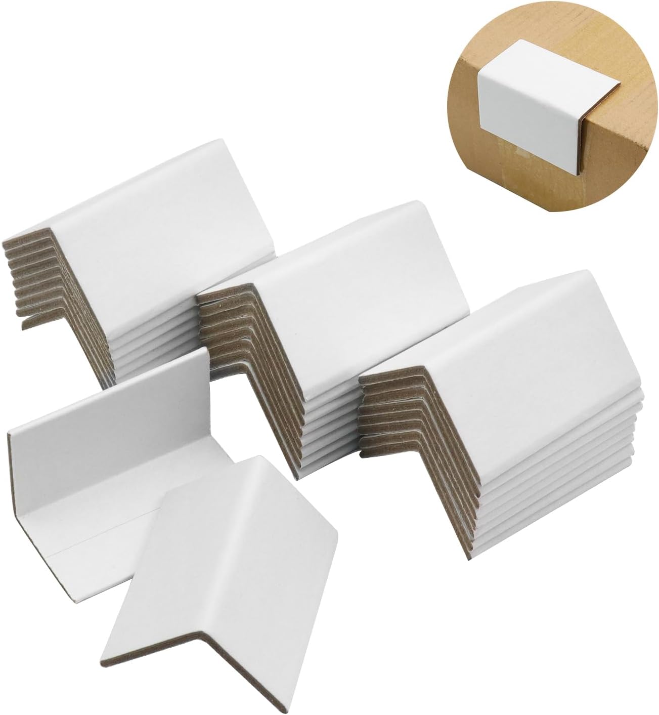 Yoqb Cardboard Edge Protectors,2" x 2" x 3.15" 4 mm Thickness L Shaped ...