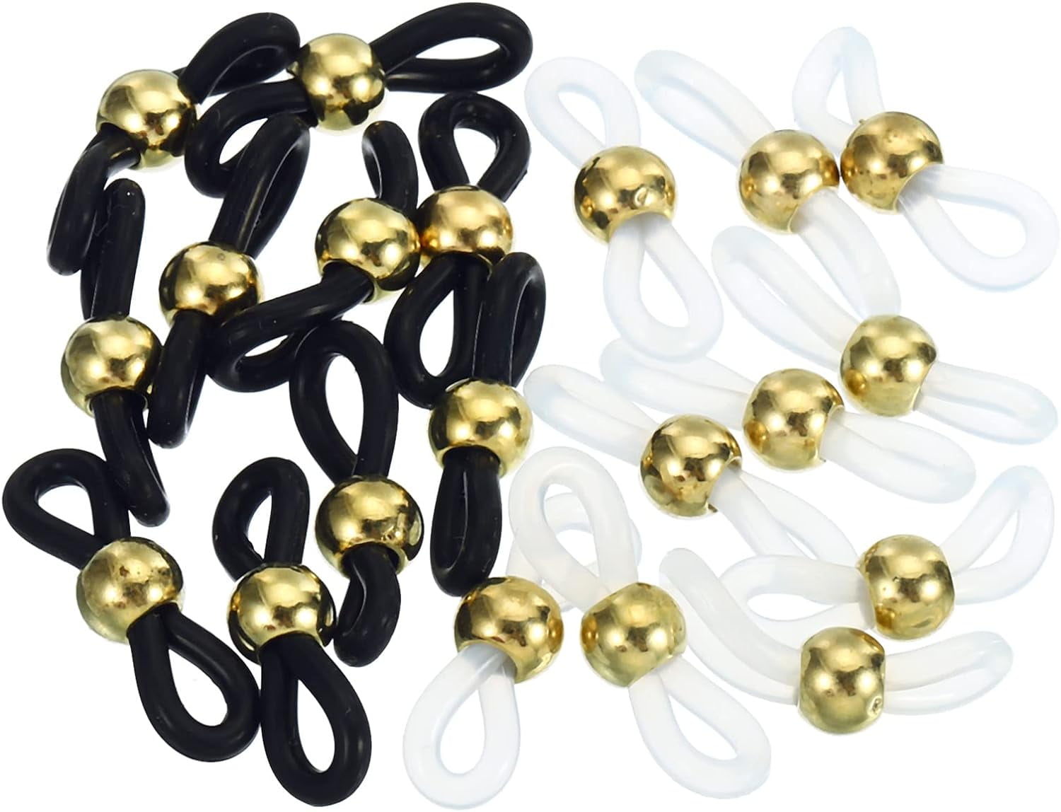 Waqn Eyeglass Chain Connector Retainer, 20 Pack Adjustable Anti Slip ...