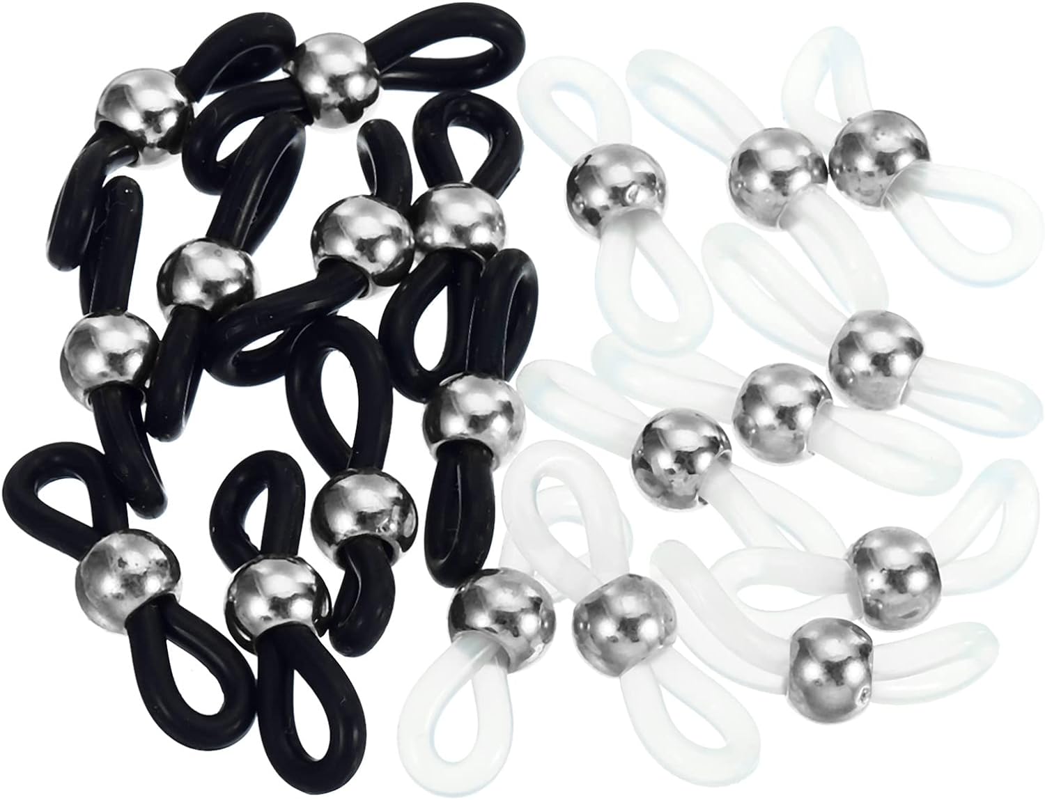 Waqn Eyeglass Chain Connector Retainer, 20 Pack Adjustable Anti Slip ...