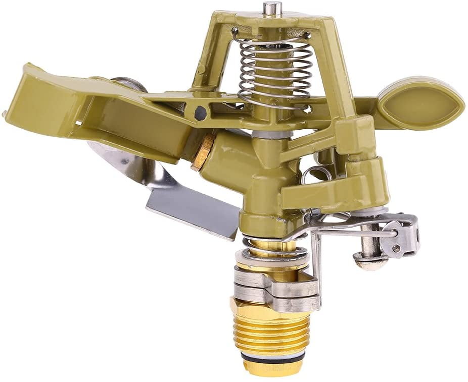 Waqn Impact Sprinkler Head, 1/2 Inch Impulse Sprinkler Heavy Duty Water ...