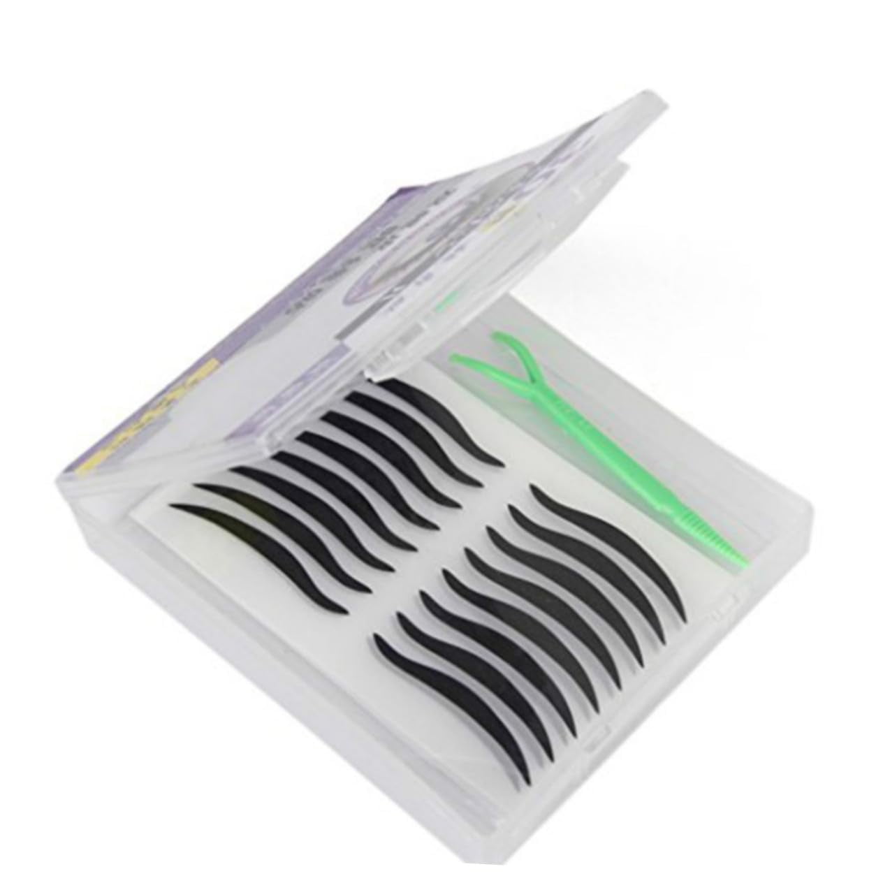 Waqn Sticker Eyeliner Set 80 Pairs Black Eye Make-up Stickers Double ...