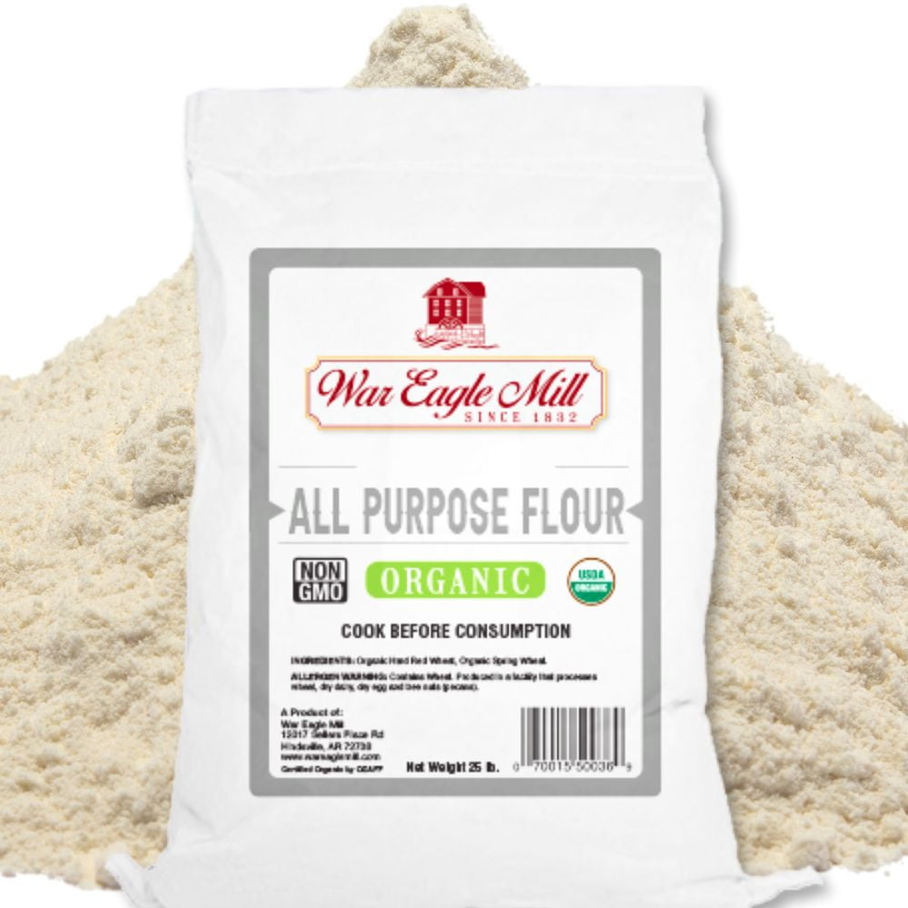 War Eagle Mill 100% Organic, non-GMO, All Natural All Purpose Flour ...