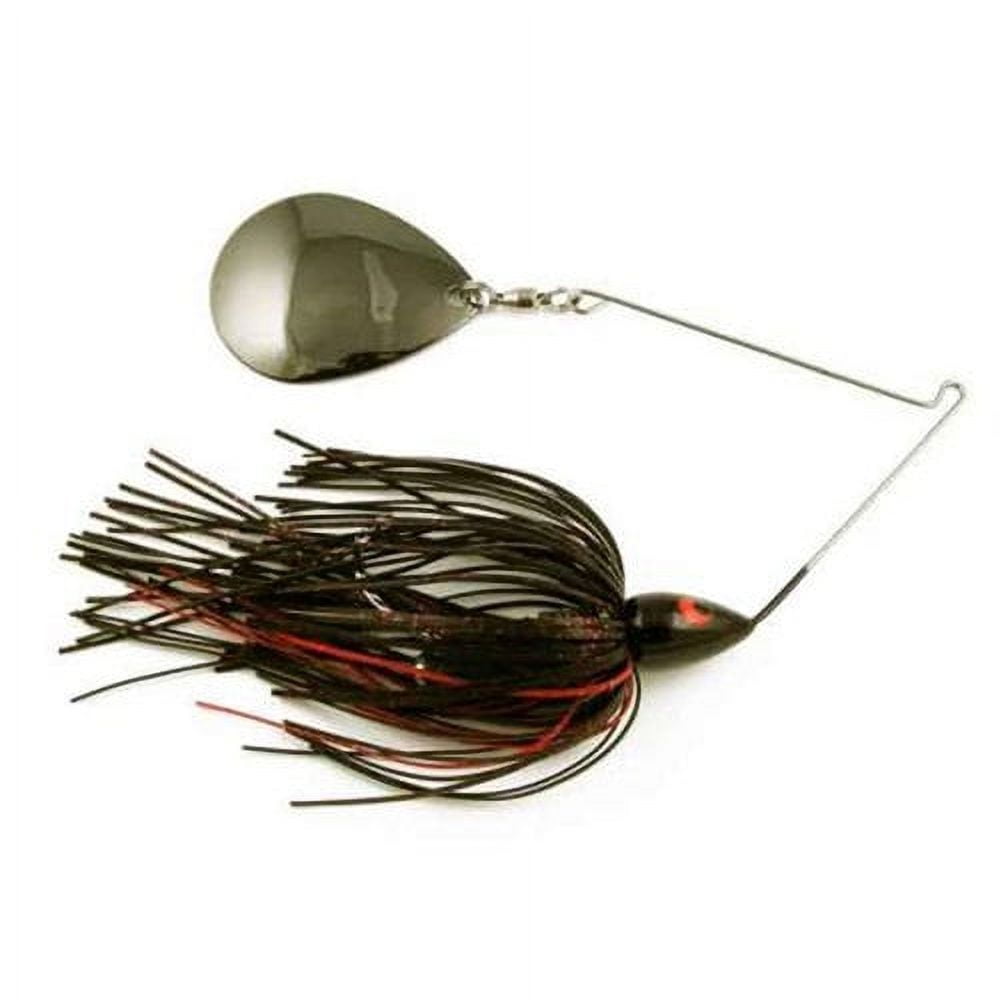 War Eagle Night Time Colorado Spinnerbaits - Black Nickel Blade ...