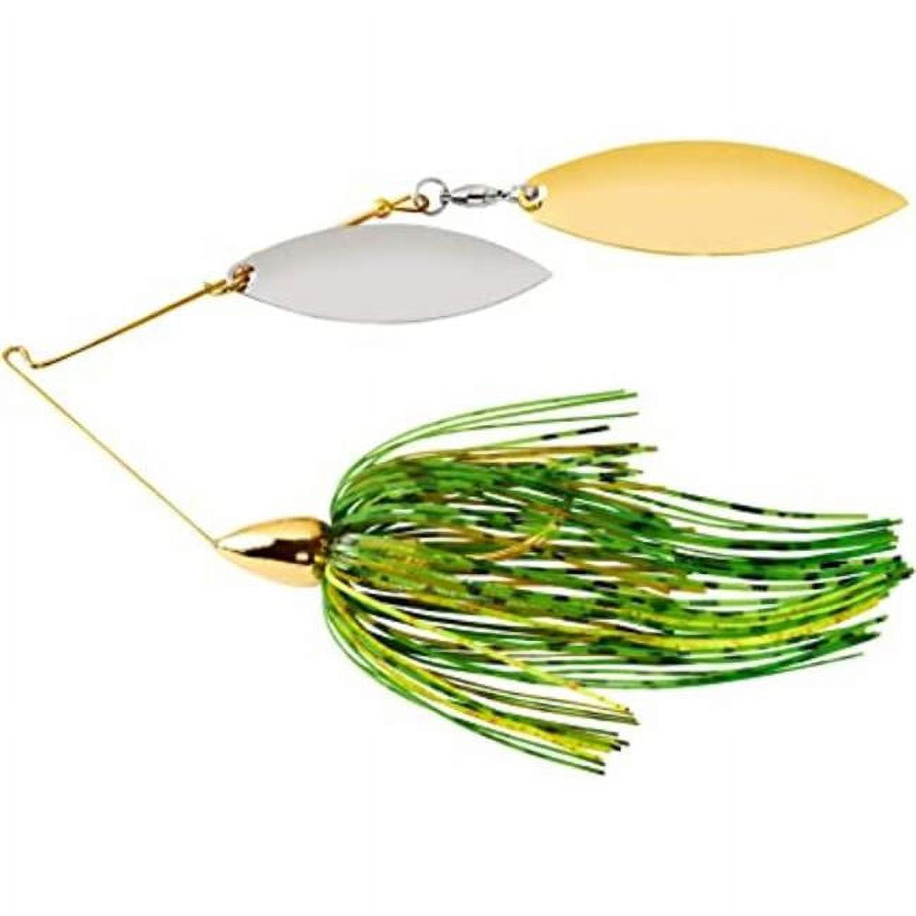 War Eagle WE38GW39 Gold Frame Double Willow Spinnerbait Fishing Lure ...