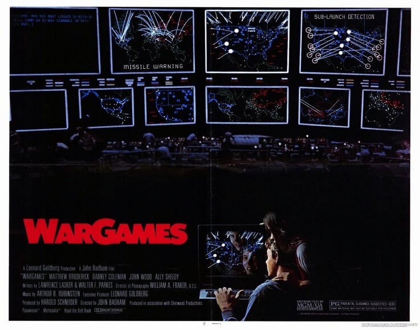 War Games - movie POSTER (Half Sheet Style A) (22" x 28") (1983 ...