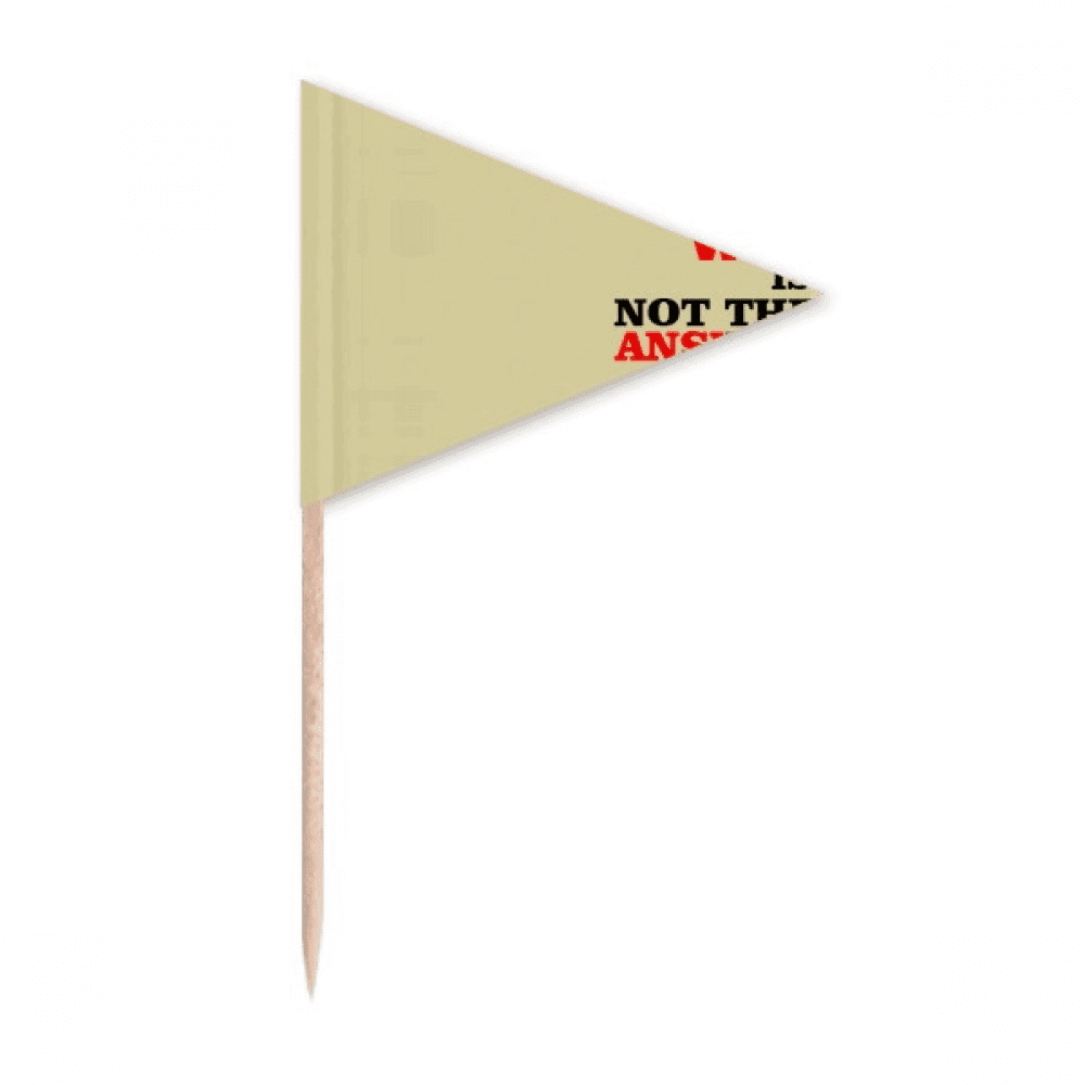 War Is Not the Answer Love Peace World Toothpick Triangle Cupcake ...