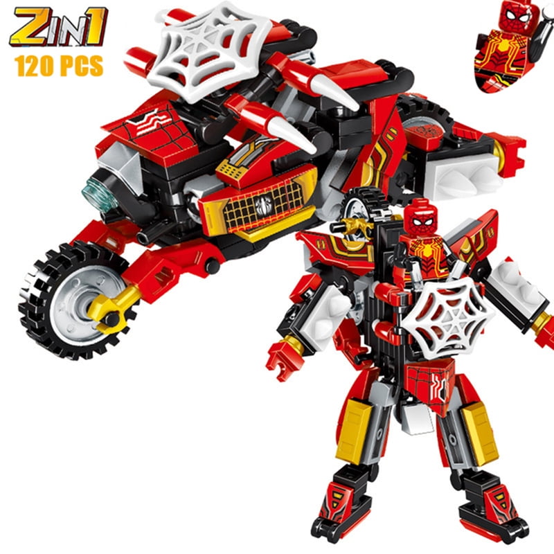 War Machine Techno Motorcycle Spiderman Iron Man Hulk Venom Armor Mech ...