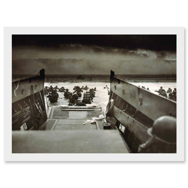 War Military History D Day Landing Normandy Into Jaws Of Death Photo ...