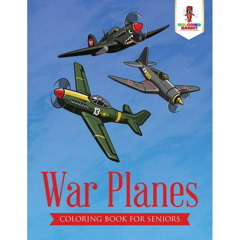 fighter plane coloring book