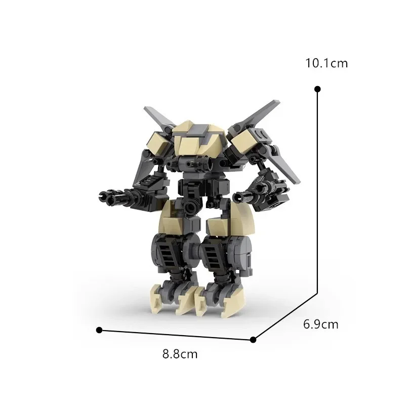 War Robot Building Blocks MOC Exoskeleton Combat Mecha Infantry Robot ...