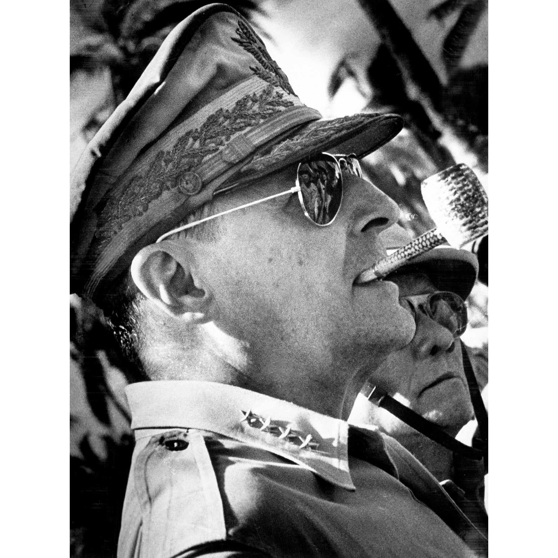 War WWII US General Douglas Dugout MacArthur Pipe Photo Extra Large XL ...