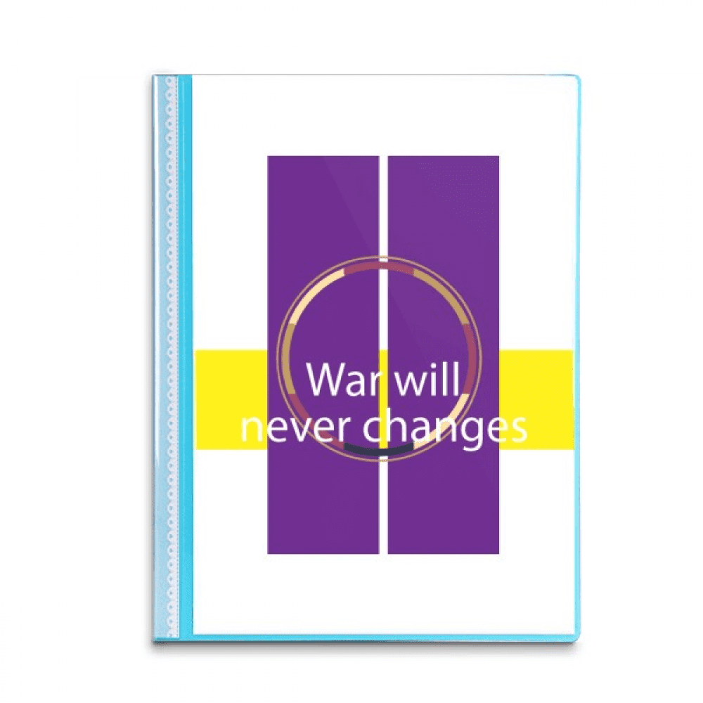 War Will Never Changes Art Deco Fashion Book Sheet Protectors Portfolio ...