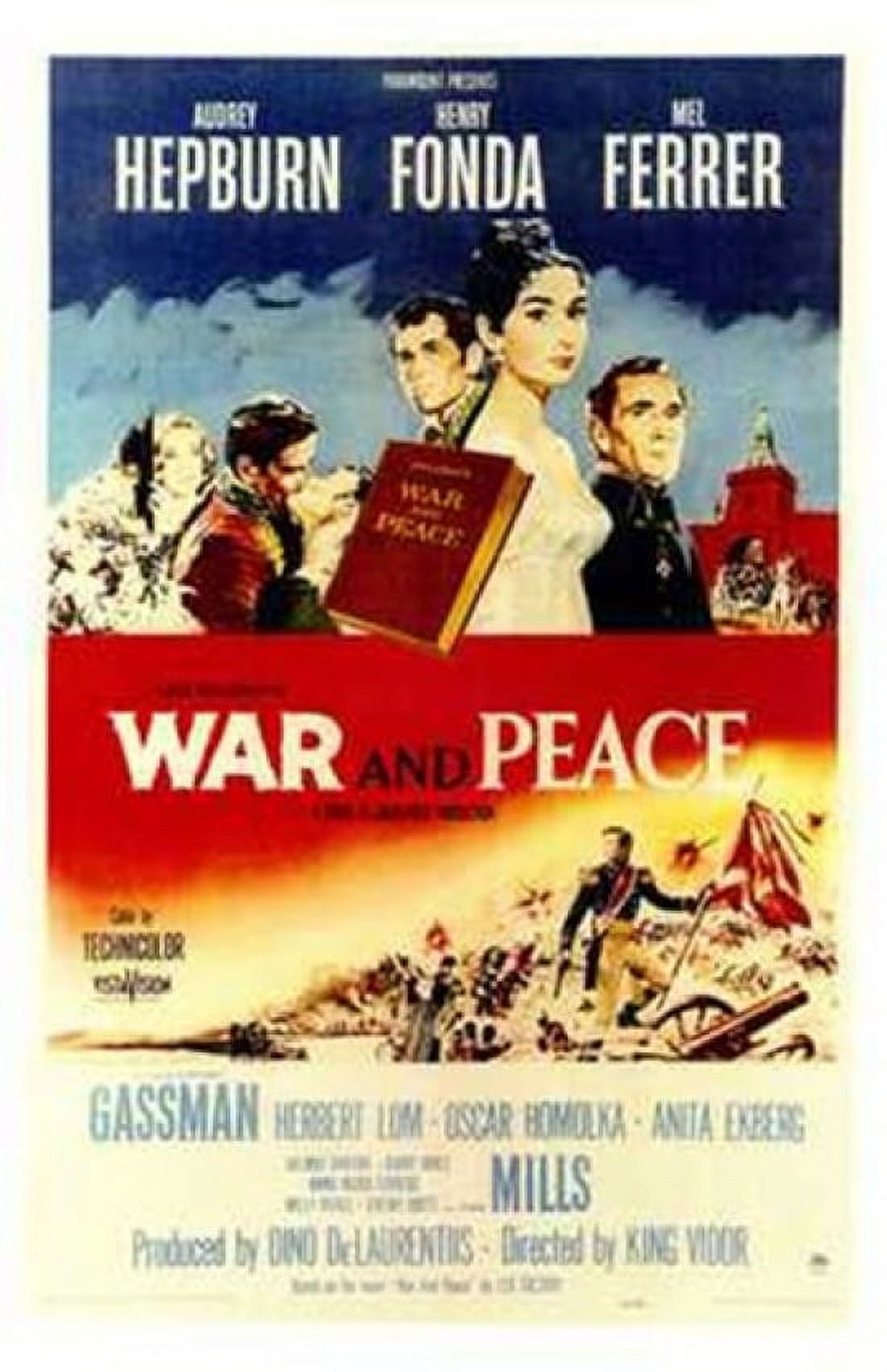 War and Peace Movie Poster (11 x 17) - Walmart.com