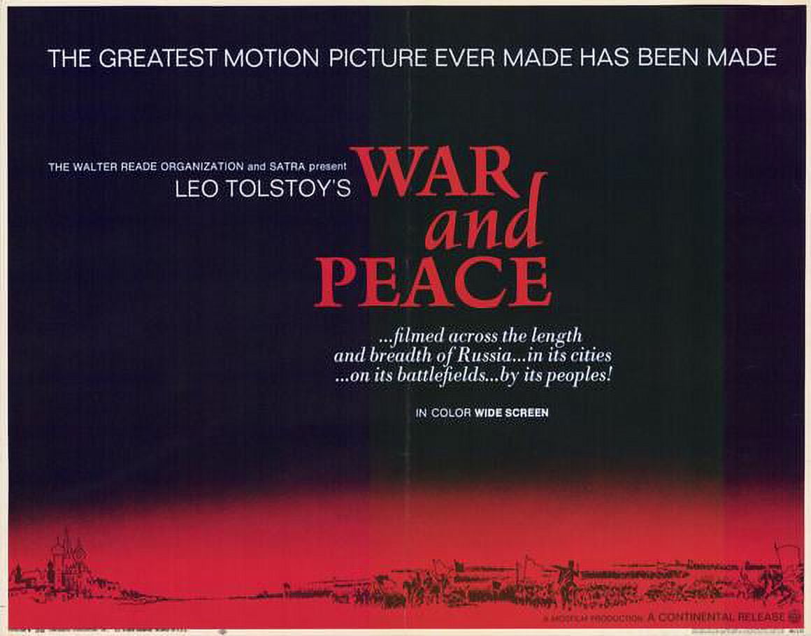 War and Peace - movie POSTER (Style A) (11" x 14") (1968) - Walmart.com