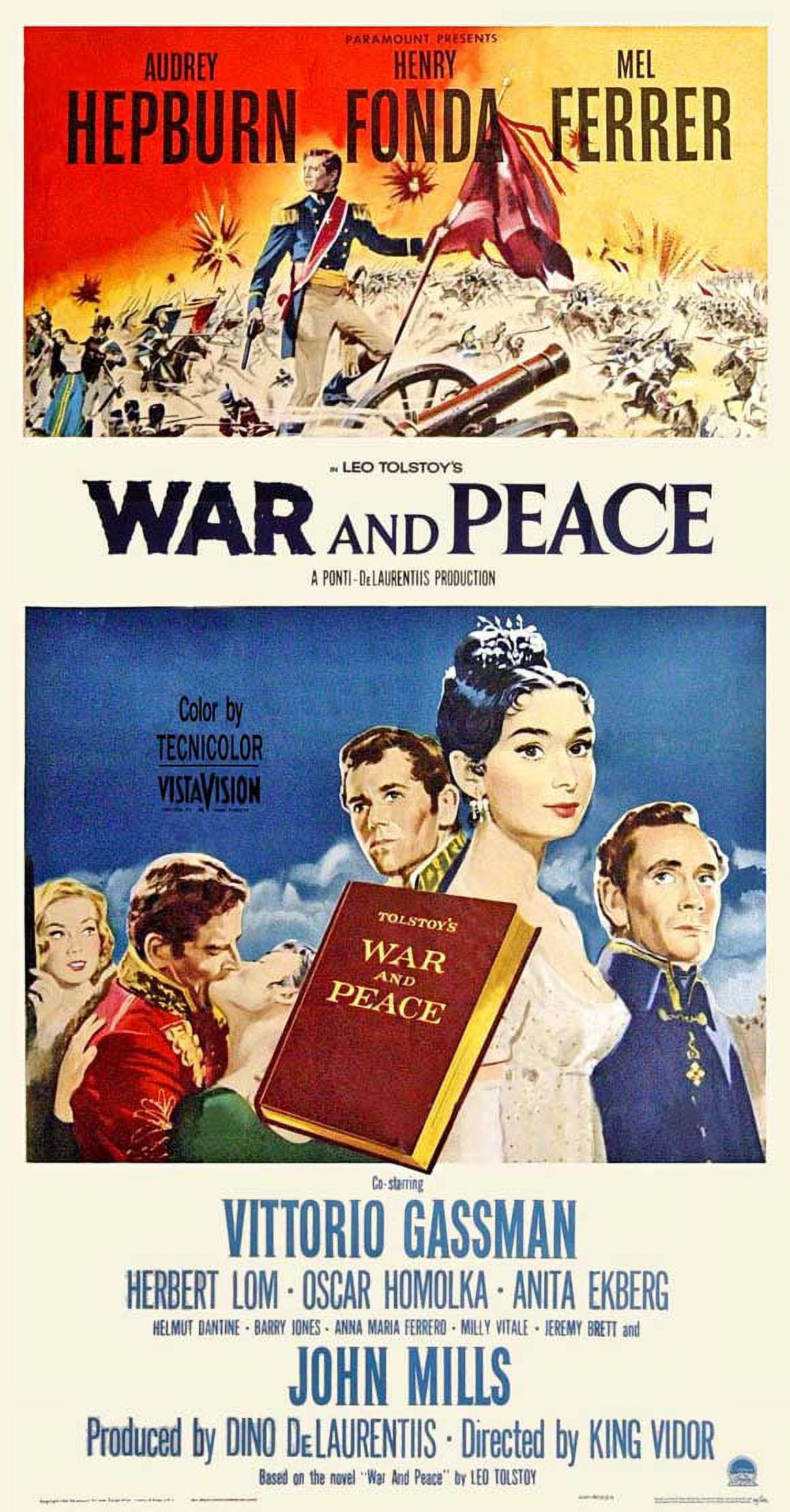 War and Peace - movie POSTER (Style D) (11" x 17") (1956) - Walmart.com