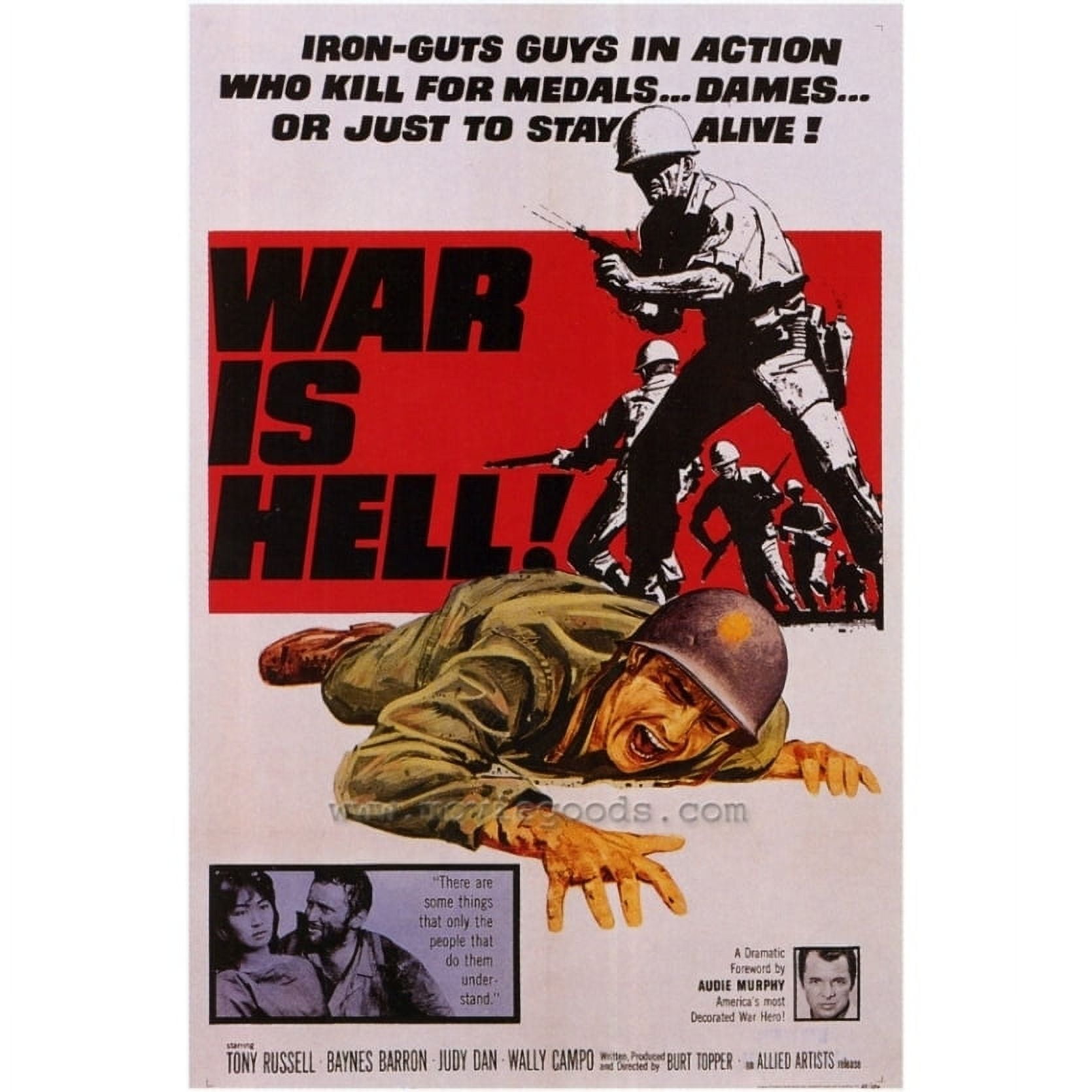 War is Hell Movie Poster Print (27 x 40) - Item # MOVCF4326 - Walmart.com