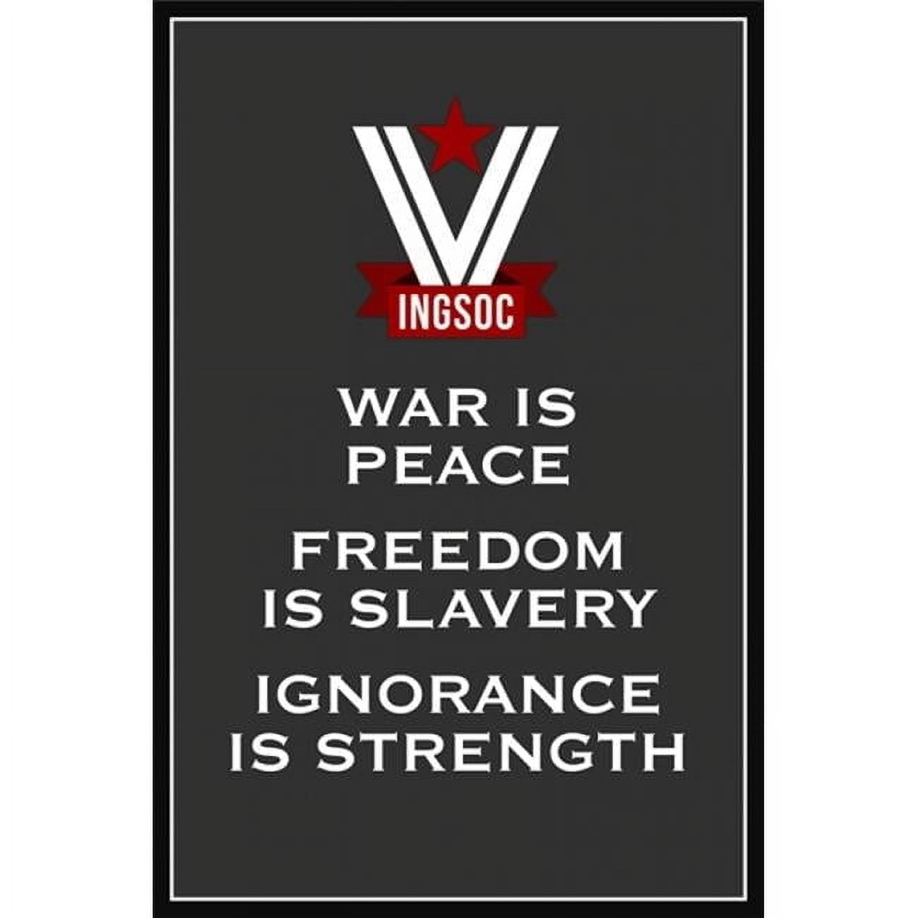 War is Peace - Ingsoc Poster Print - Walmart.com