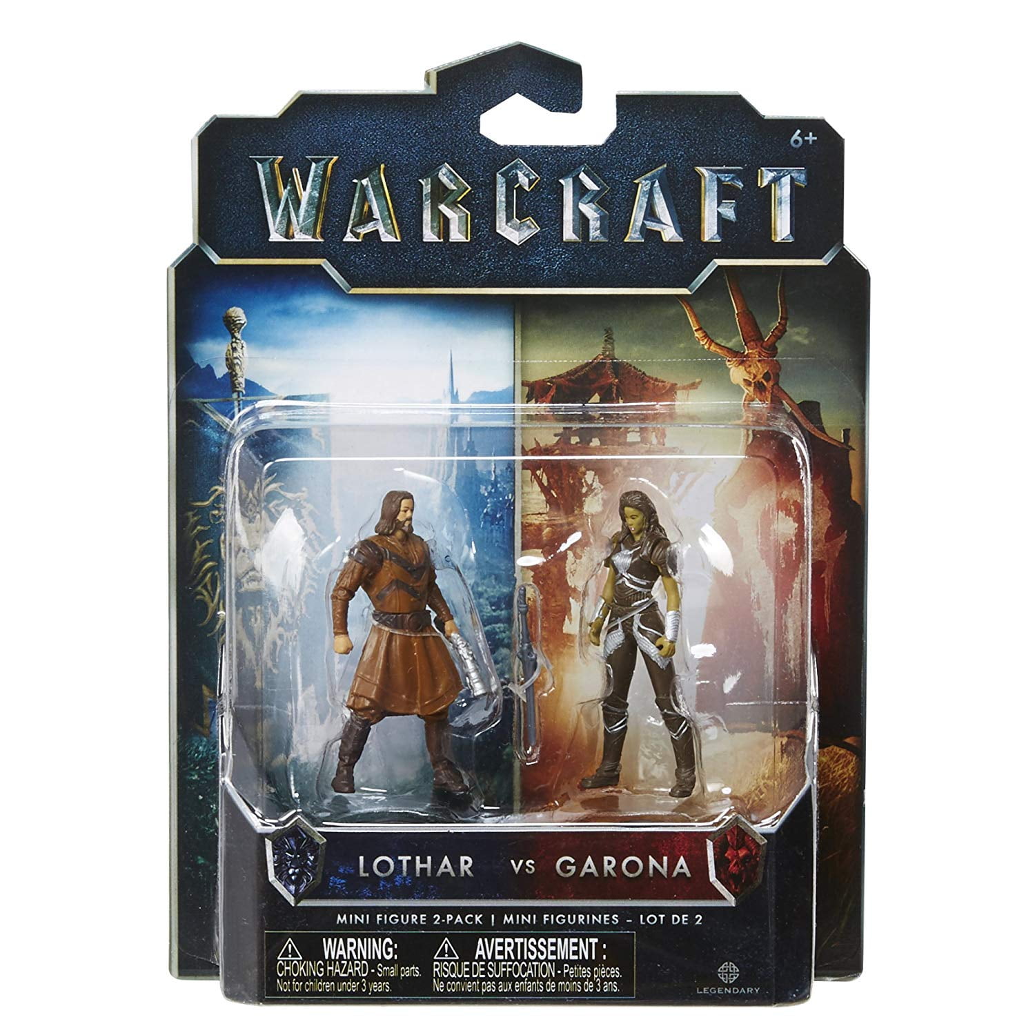 Warcraft Mini Figure Garona & Lothar Civilian Action Figures (2 Pack ...