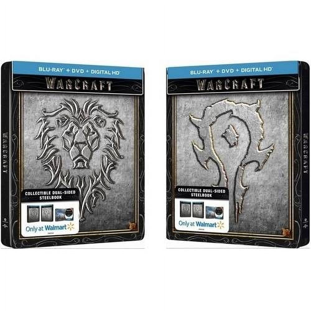 Warcraft (Steelbook Cover) (Blu-ray + DVD HD) - Walmart.com