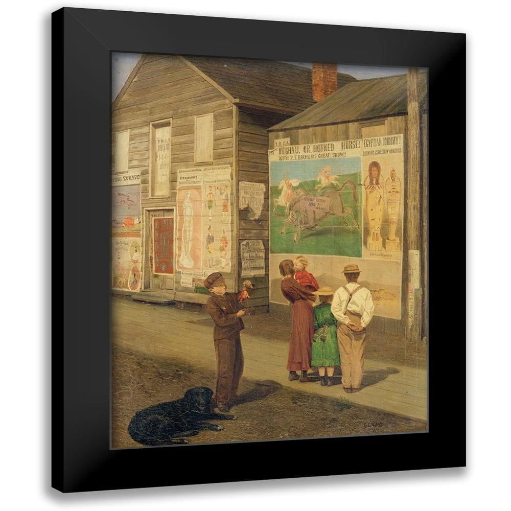Ward, Charles Caleb 12x14 Black Modern Framed Museum Art Print Titled ...