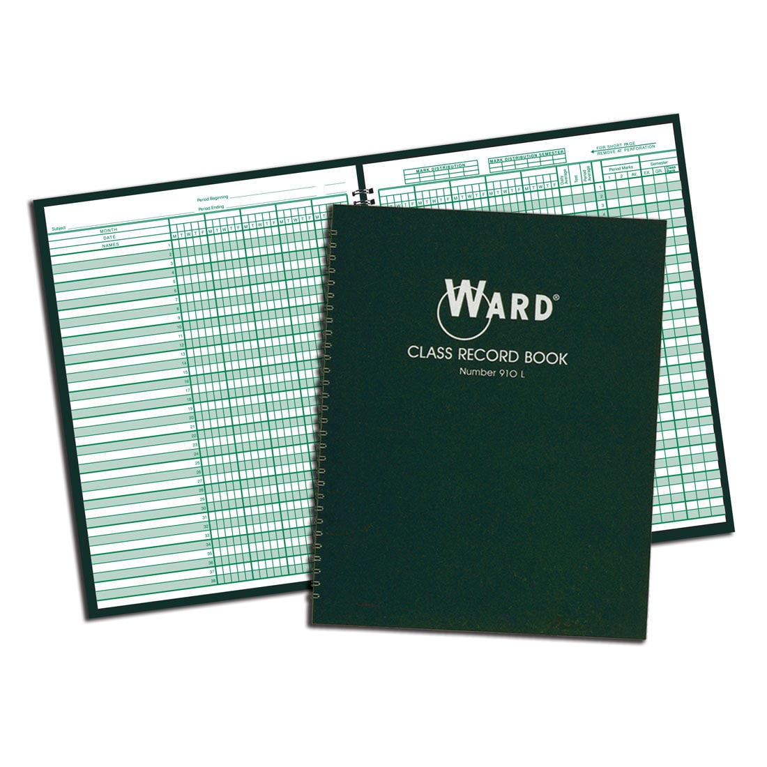 Ward Class Record Book 9-10 Week Grading Periods - Walmart.com