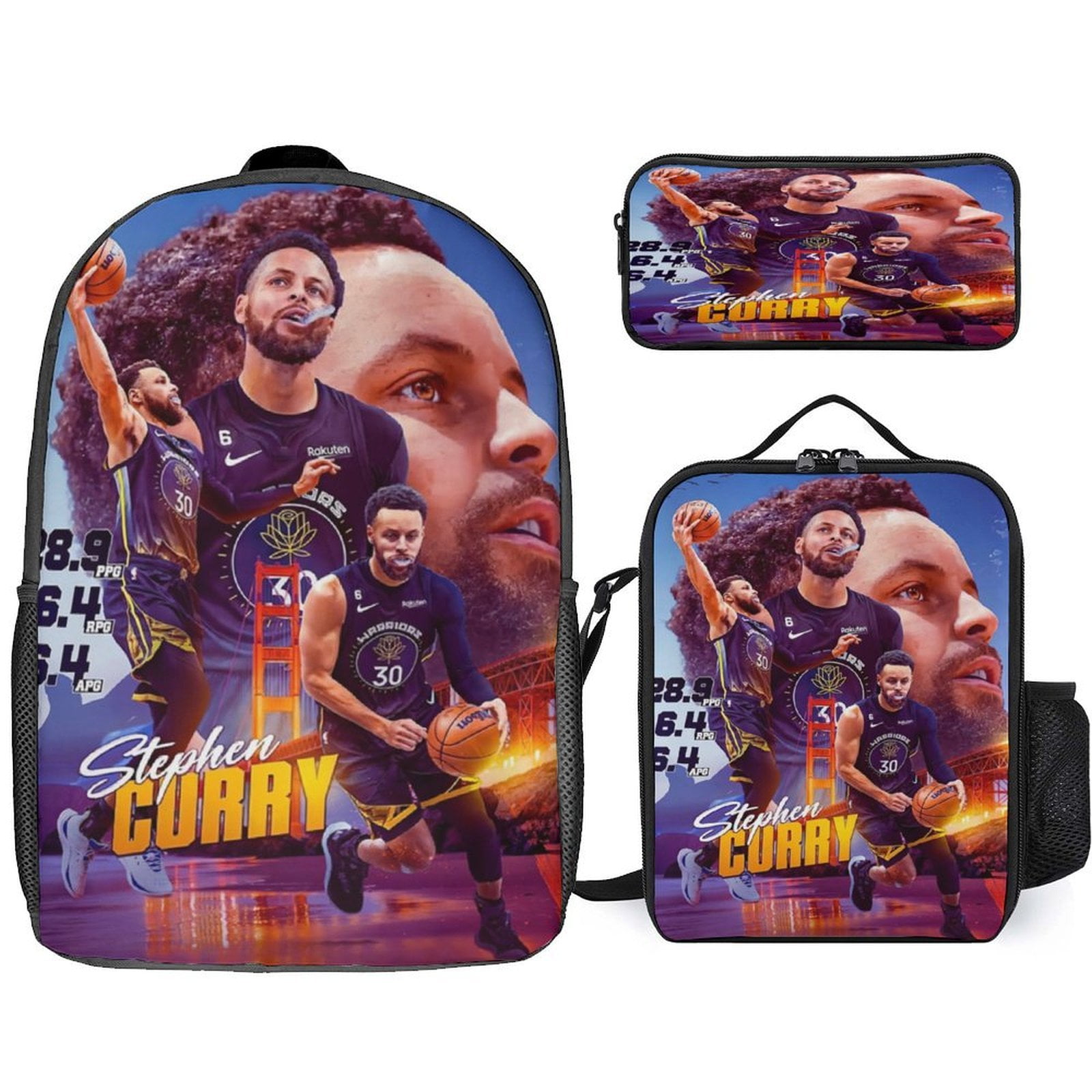 Wardell Stephen Curry II（12） Lightweight Laptop Travel Backpack For ...