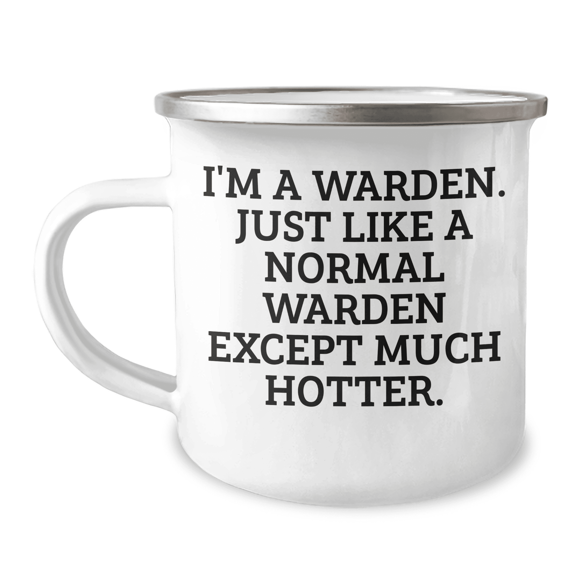 Warden Gifts - Funny Camping Mug for Grads - I'm A Warden. Just Like A ...