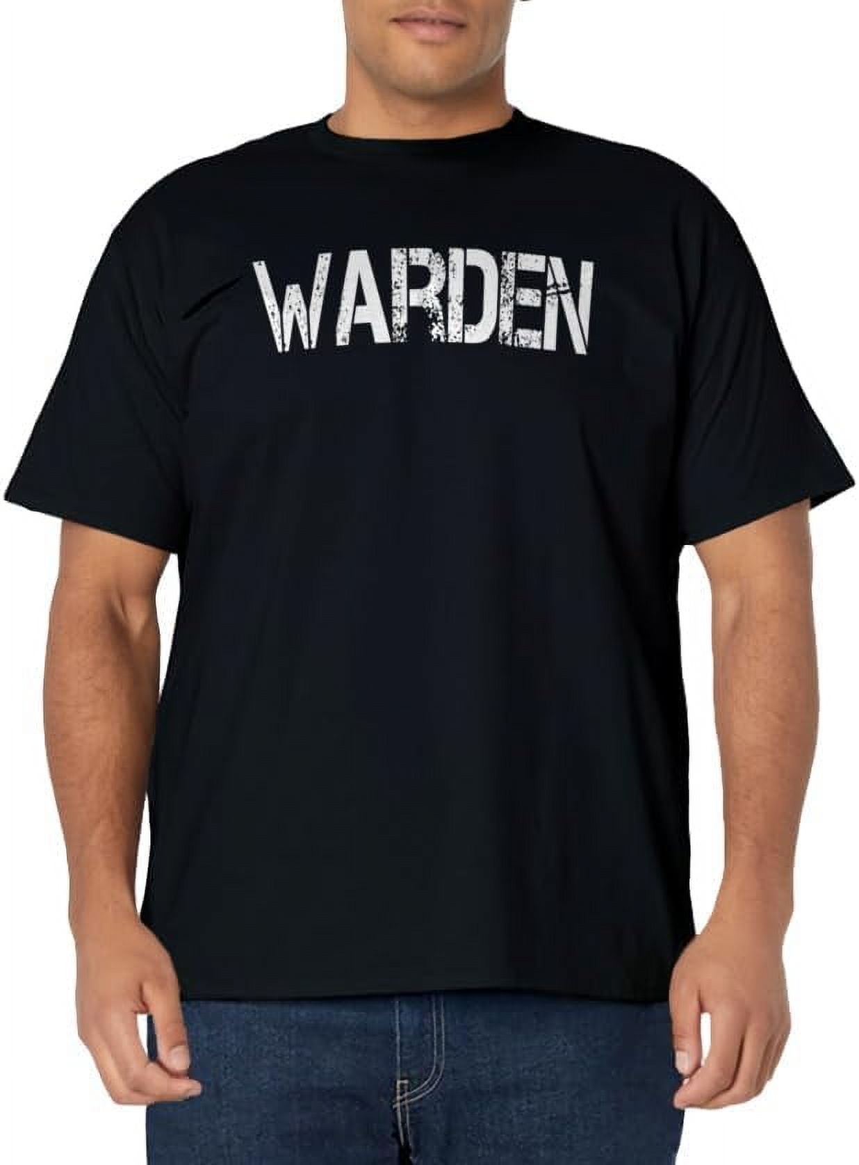 Warden Halloween Costume TShirt Game Fish Prison T-Shirt - Walmart.com