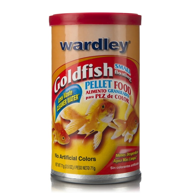 Wardley Goldfish Pellets, Goldfish Food- 2.5-oz. - Walmart.com