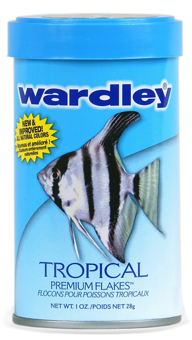 Wardley Tropical Fish Flakes, Tropical Fish Food- 1.0 oz - Walmart.com