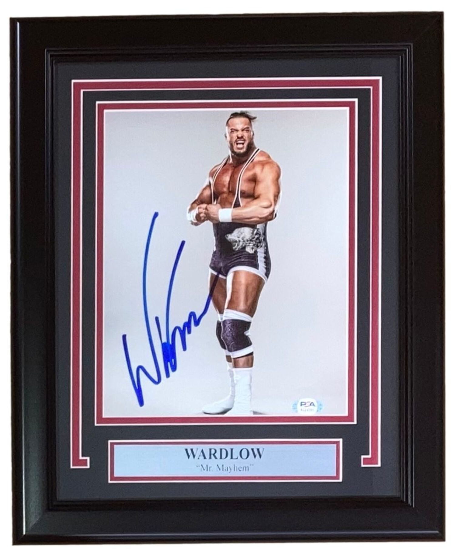 Wardlow Signed Framed 8x10 AEW Wrestling Photo PSA - Walmart.com