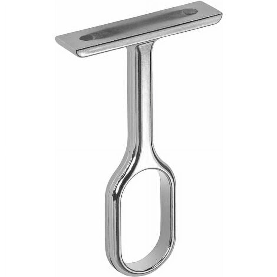 Wardrobe Center Tube Bracket for Clothes Rod - Polished Chrome Plated ...