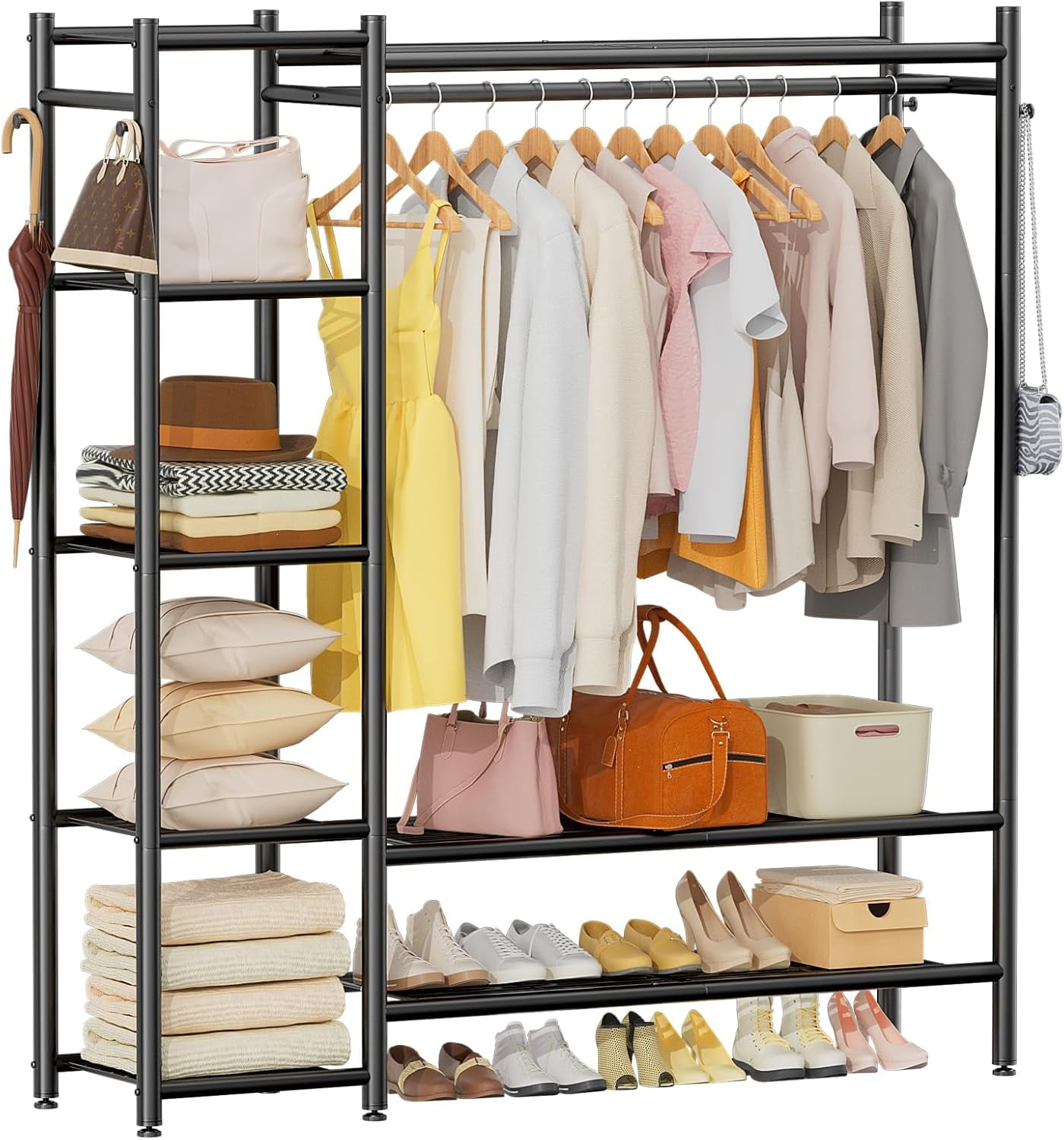 Wardrobe Closet - Portable Clothing Rack for Hanging Clothes - Clothes ...