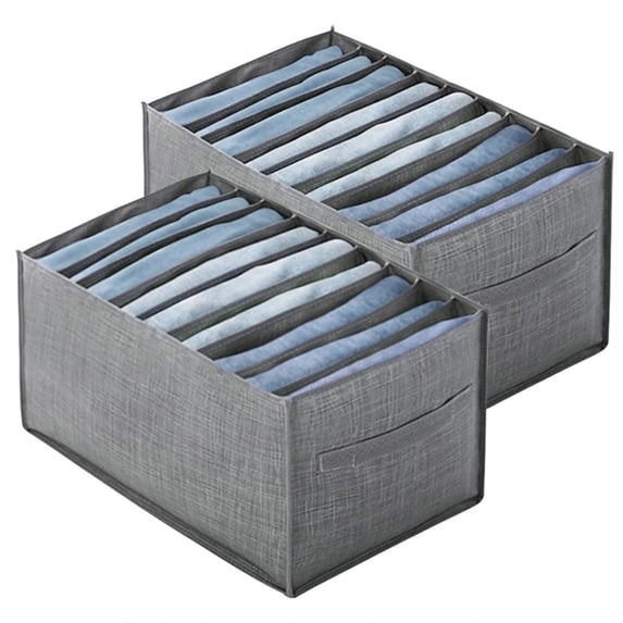 Wardrobe Clothes Organizer, 9 Grids Foldable Drawer Storage Box ...