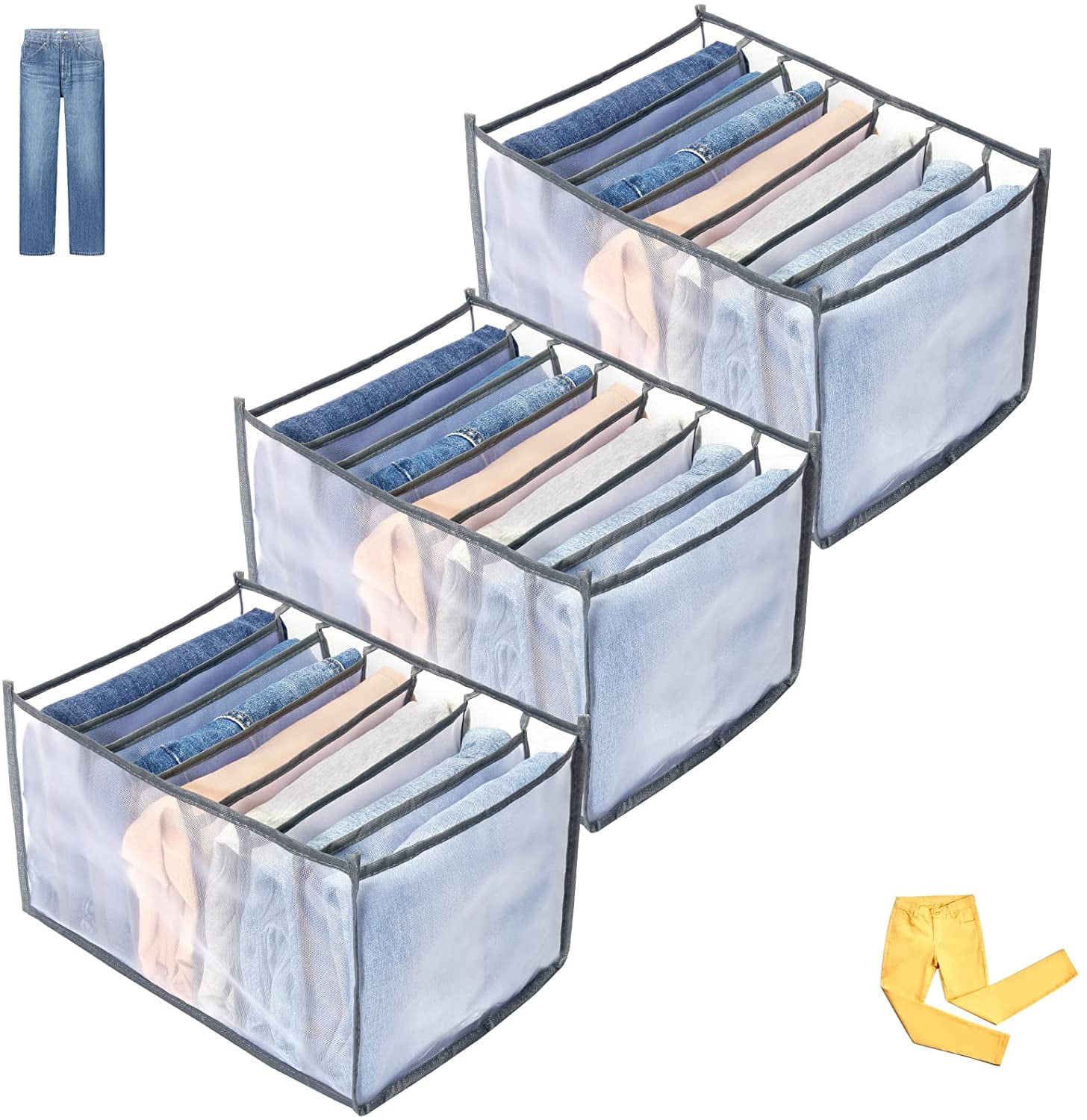 Wardrobe Clothes Organizer, Drawer Organizers for Clothing, Closet ...