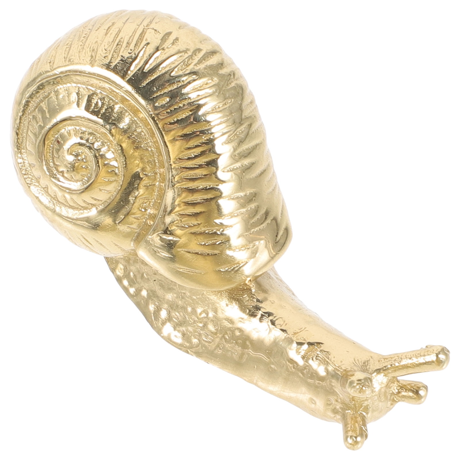 Wardrobe Door Knobs Brass Handle Snail Shape Bookcase - Walmart.com