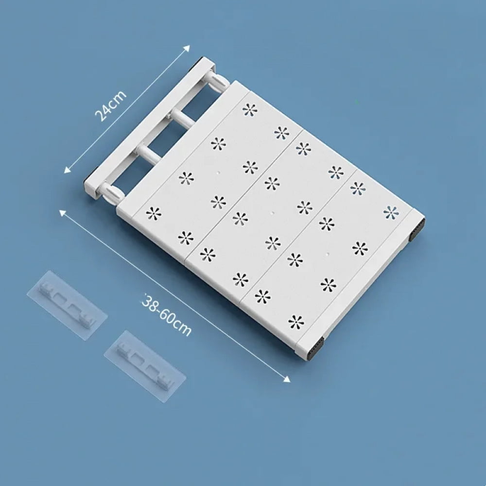 Wardrobe Expandable Divider Adjustable Closet Shelf Punch-free Storage ...