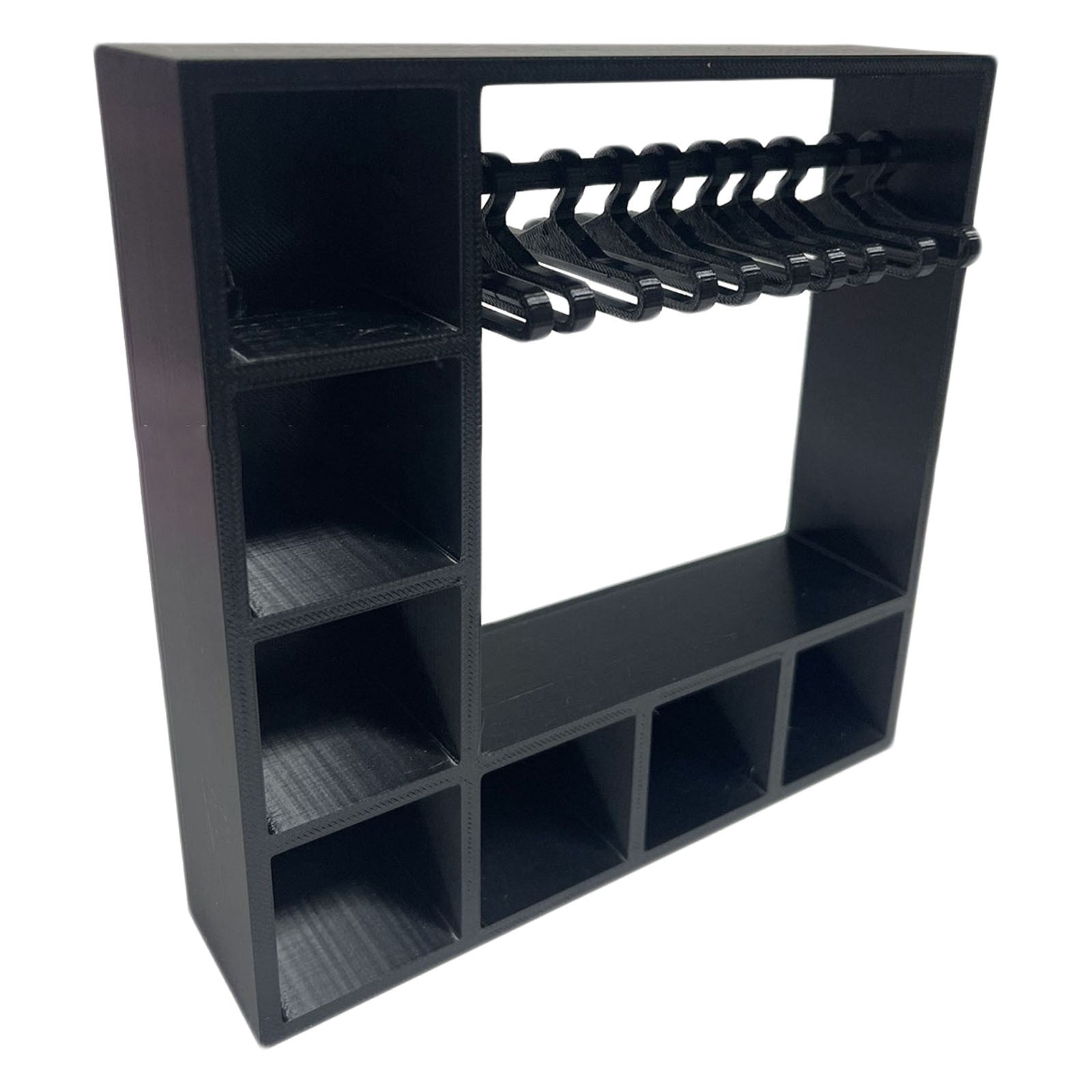 Wardrobe Organizer & Doll Clothes Closet with Hangers, Storage Display ...