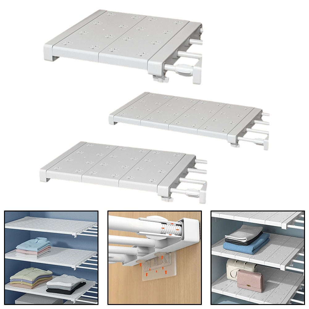 Wardrobe Partition Layered Rack Cabinet Storage Rack Telescopic ...