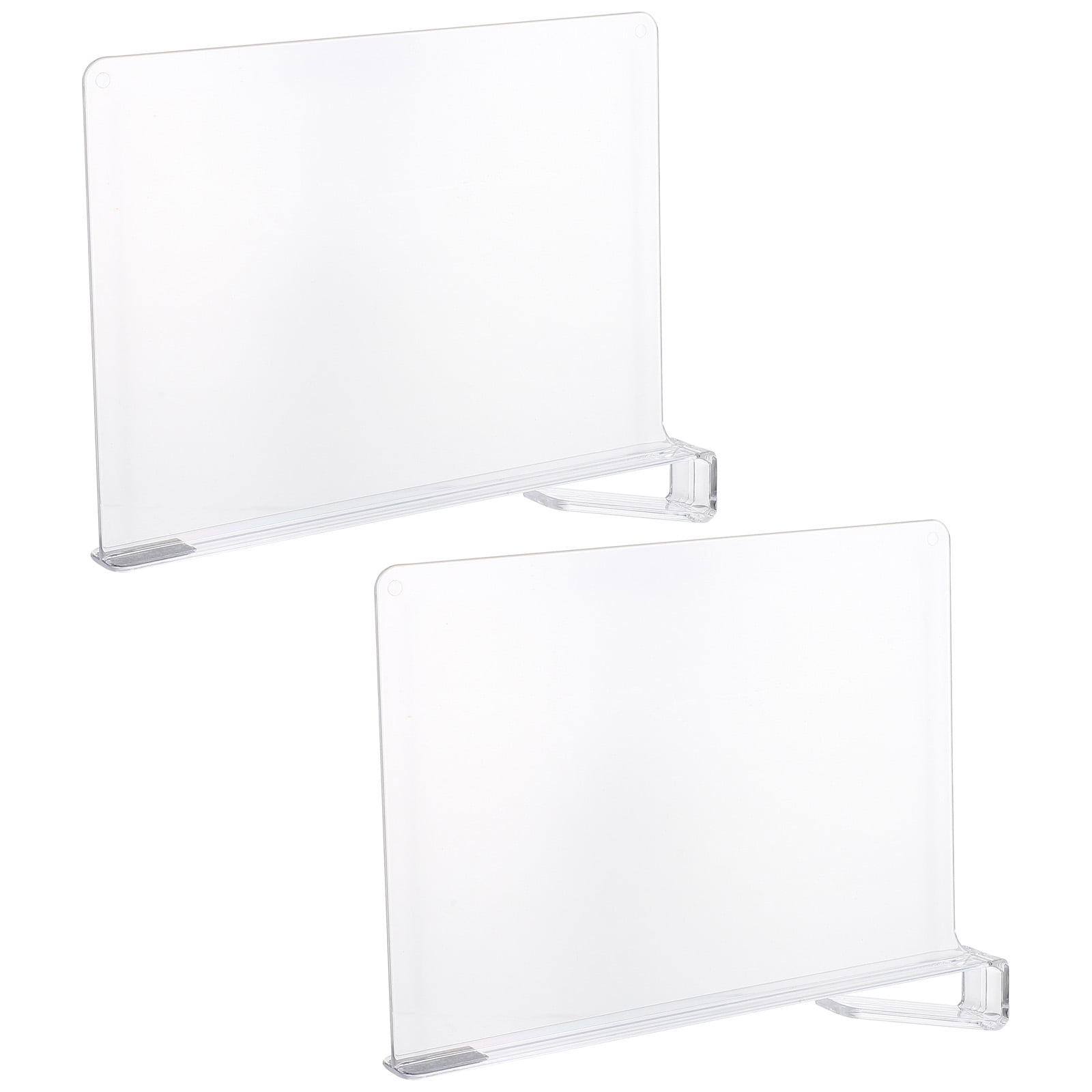 DEEPCRAFF Shelf Dividers for Closet Acrylic 2Pcs 11.8x7.9In - Walmart.com