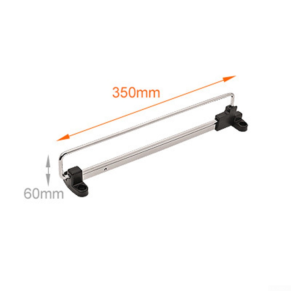 Wardrobe Pull Out Clothes Hanger Rail Extending Rack Storage Holder ...