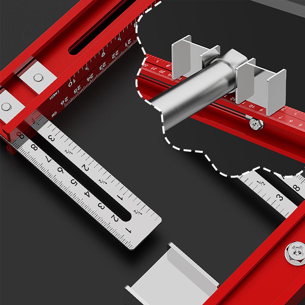 Wardrobe installation positioning ruler carpentry installation wardrobe ...