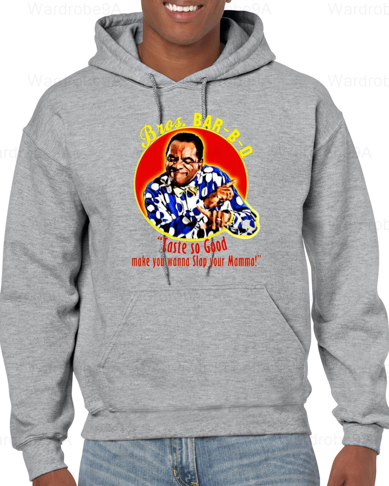 Wardrobe96 Friday After Next Sweashirt with BBQ Meme and Comedy Movie ...