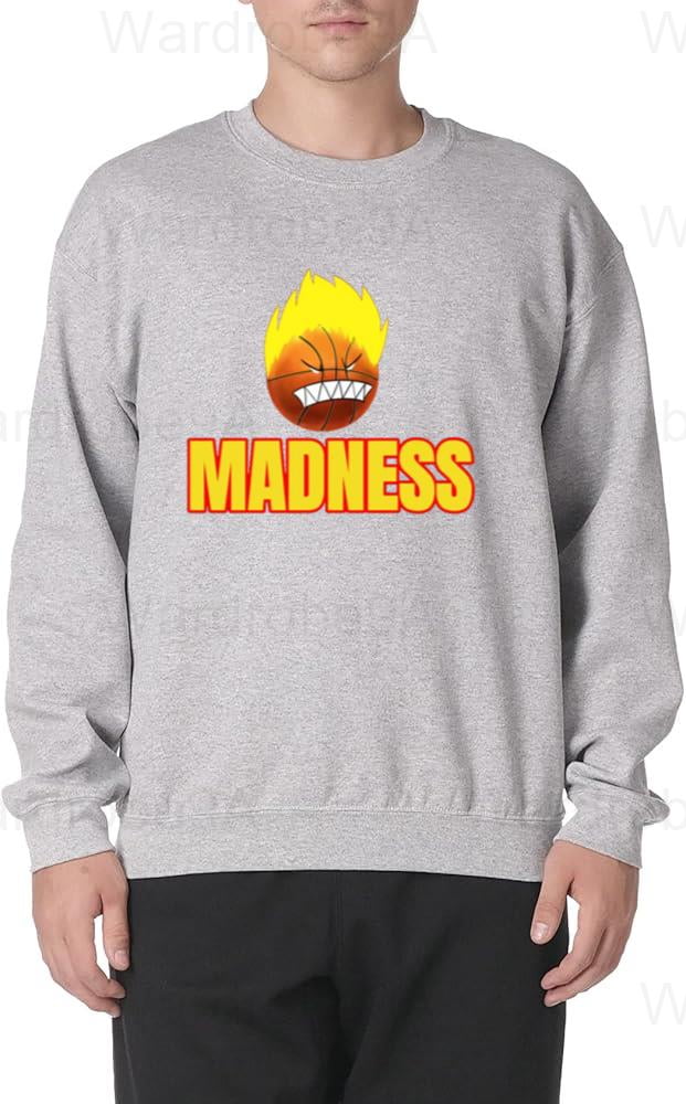 Wardrobe96 March Madness 6 Sweasshirt with Sports Theme and Bracket Fun ...