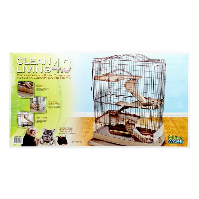 Ware Clean Living 4 Level Small Animal Cage - Walmart.com