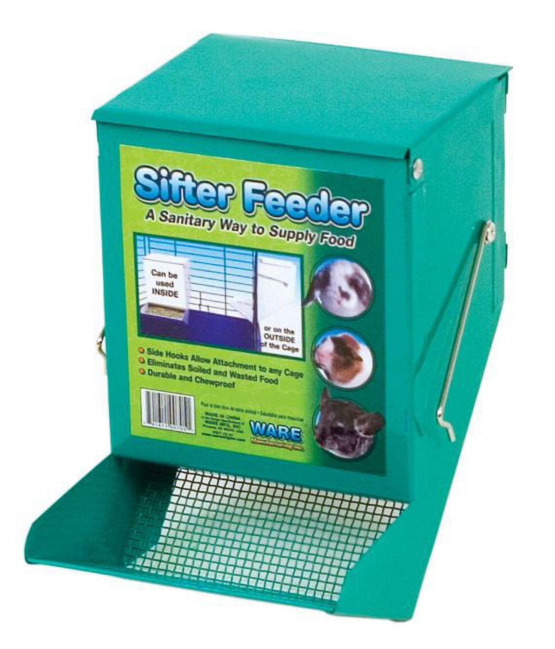 Ware Manufacturing 00705 Sifter Feeder with Lid, Metal, Assorted Colors ...