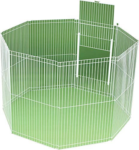 Ware Manufacturing Large Canvas 8-Panel Clean Living Small Pet Playpen ...