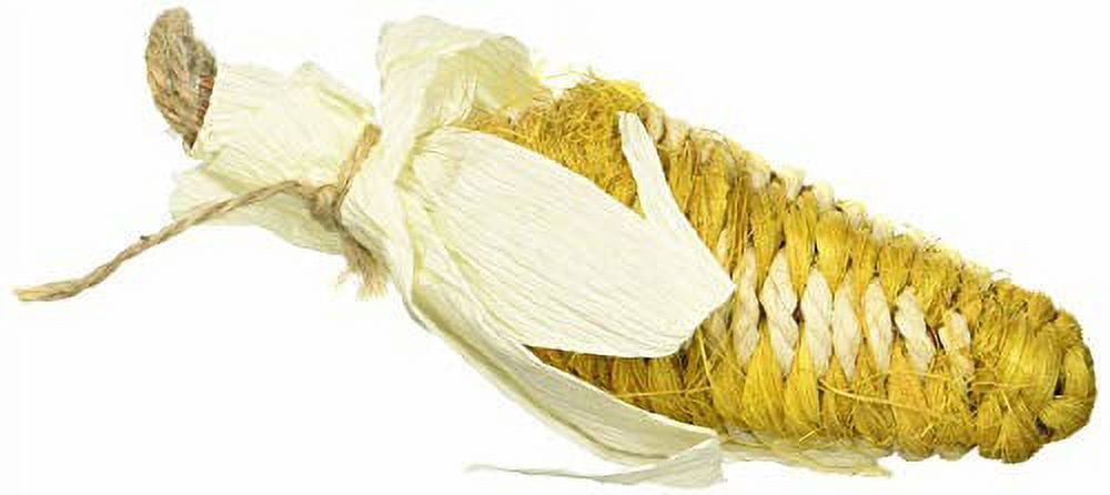 Ware Mnfg (#13043) Crisp-E-Corn Small Animal Corn Husk Chew Toy, Yellow ...