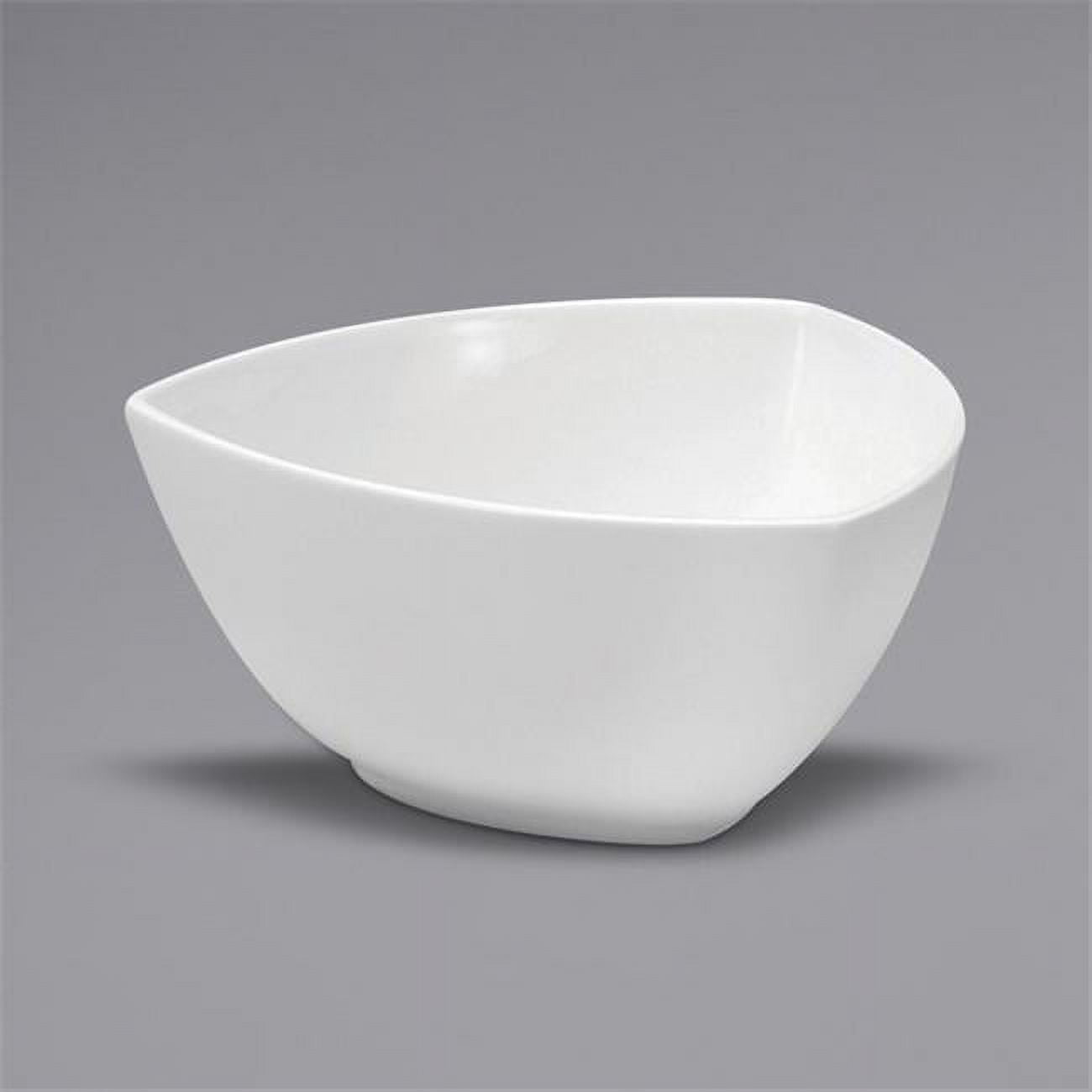 Ware Triangular Porcelain Bowl, Bright White - Walmart.com